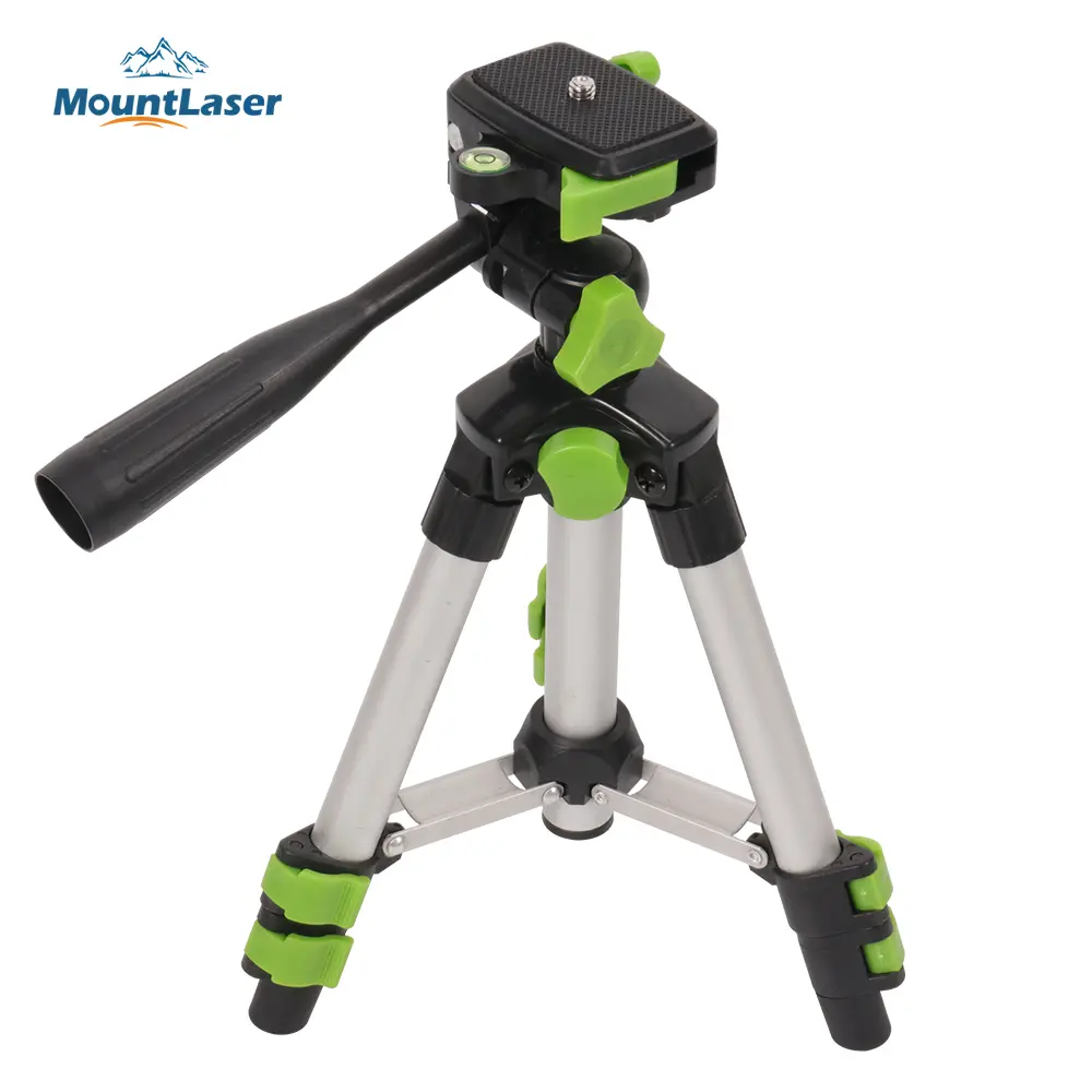 Silver Mini Elevator Tripod | SA11-050F Tilting Head Laser Level Tripod