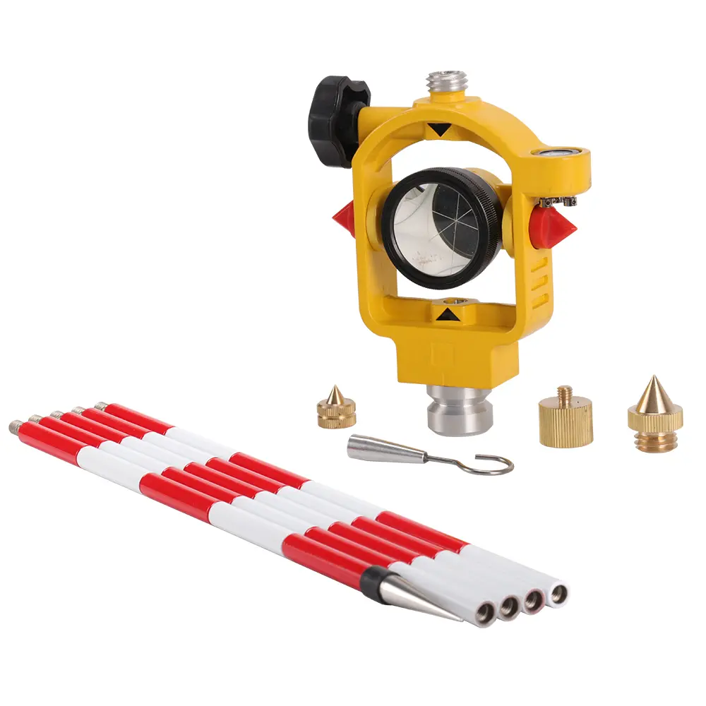 SP069 Yellow Mini Prism With Pole | High-Visibility Yellow Mini Prism ...